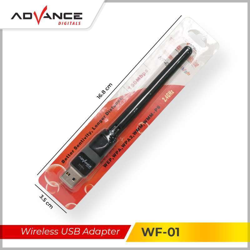 Promo Advance USB Dongle Wifi Wireless Adapter Receiver WF-01 Diskon 65 ...