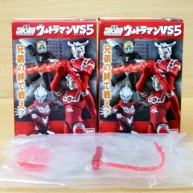 Promo Shodo Ultraman Vs5 [showa] Ultraman Leo Vs Alien Magma Seijin + Parts Diskon 23% Di Seller ...