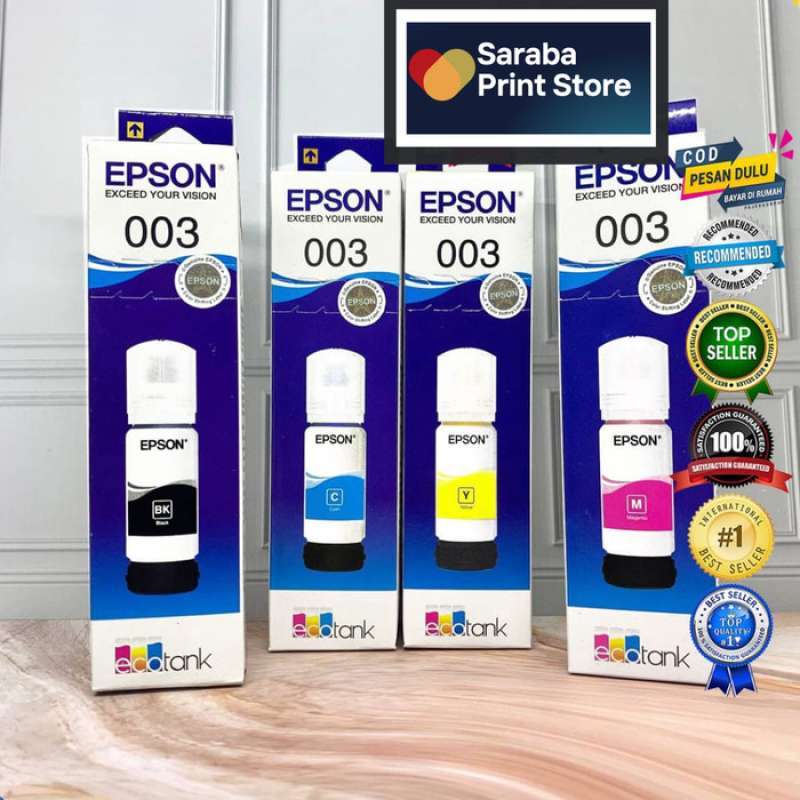 Jual Tinta Epson 003 For Printer L1110 L5190 L3150 L3110 L3101 - Ori Di ...