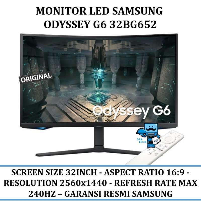 Jual Monitor LED Samsung ODYSSEY G65B LS32BG652 32 1440p QHD 240Hz ...