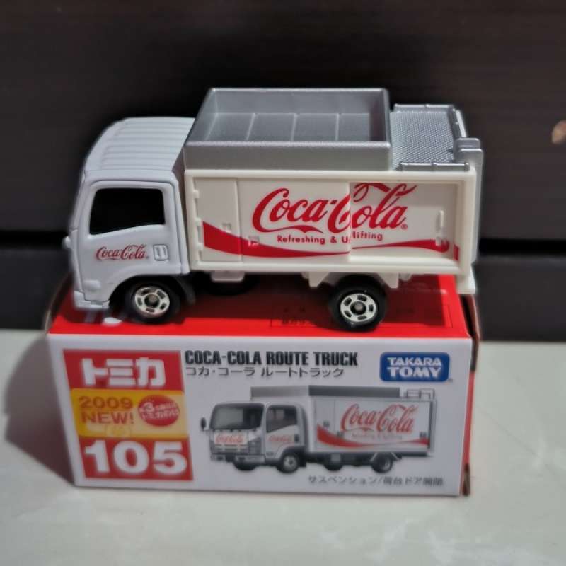 Jual Diecast Tomica 105 Coca Cola Route Truck (boks Bagian Dalamnya Kurang) Di Seller Dm Store's ...