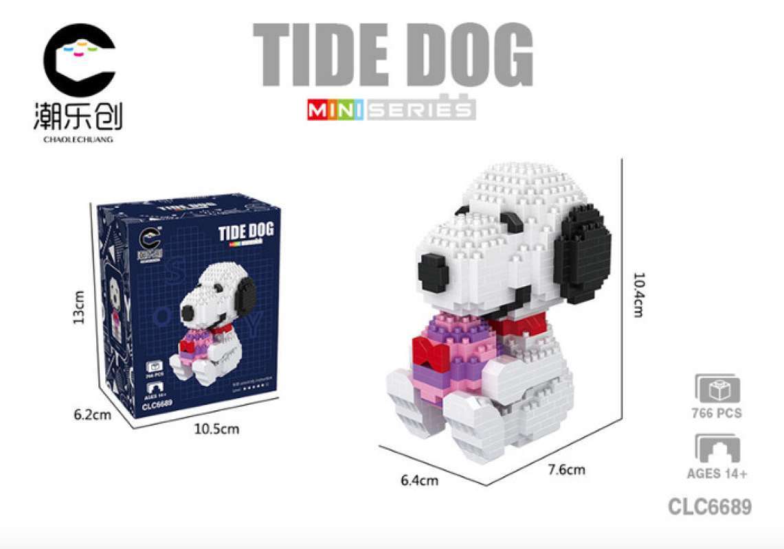 Jual Snoopy Anjing Nano Block Bricks Balok Mainan Anak Anak Edukasi ...