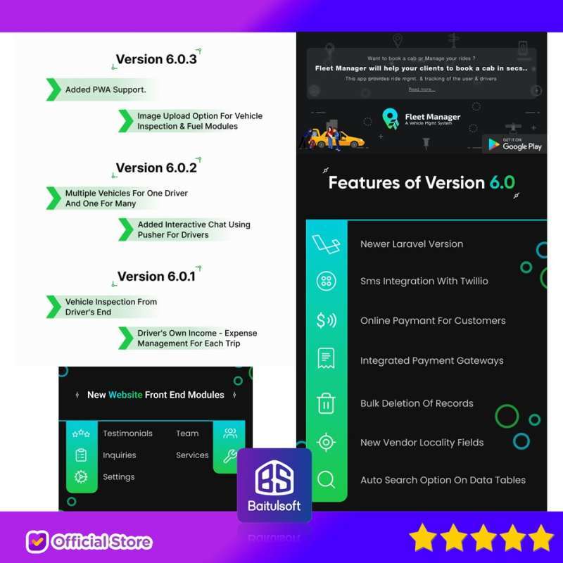 Promo SOURCE CODE APLIKASI FLEET MANAGER - VEHICLE MANAGEMENT & BOOKING SYSTEM BY BAITULSOFT ...