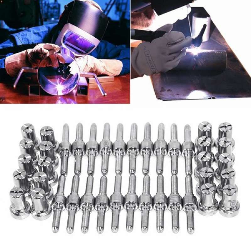 Promo Promo Terbatas !!!!! 40 Pcs Plasma Cutting Torch Consumable ...