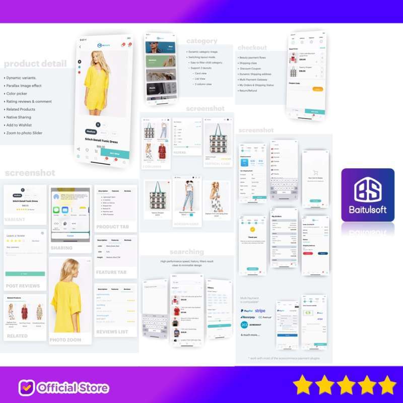 Jual Source Code Aplikasi Mstore Pro - Complete React Native Template For E-commerce By ...