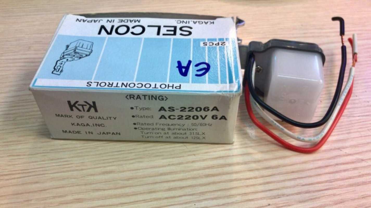 Promo Selcon Photocell Sensor Cahaya 6A Diskon 9% di Seller Sentral ...