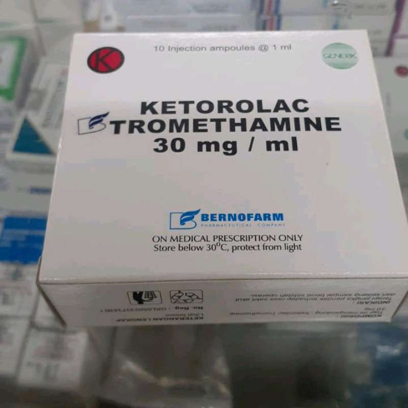 Jual Ketorolac 30mg Injeksi Per Box Di Seller Apotik Sekawan - Kayu ...