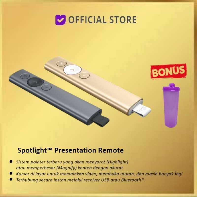 Promo Logitech Spotlight Wireless Presentation Remote - Presenter ...