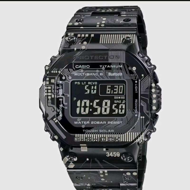 Promo jam tangan pria casio G-SHOCK GMW-B5000TCC-1DR full logam Diskon ...