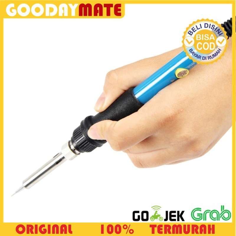 Promo Solder Listrik Iron Adjustable Temperature 60W Alat Las Solder Listrik Diskon 23% di ...