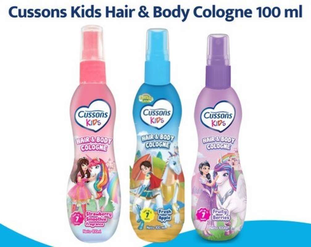 Jual Cussons Kids Hair & Body Cologne 100 Ml /cologne Anak/pewangi ...