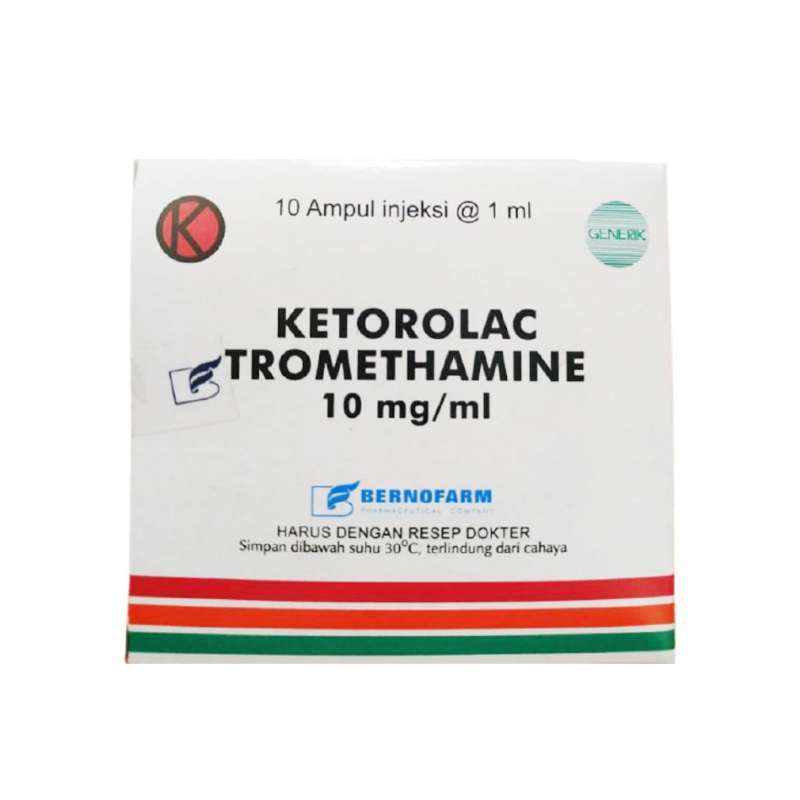 Jual Ketorolac Bernofarm 10 Mg/ml Injeksi 1 Ml Box 10 Ampul Di Seller ...