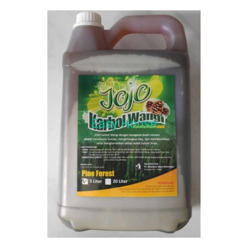 Promo Jojo Karbol Wangi Forest Pine 5 Liter/Carbolic Disinfectant 5L ...