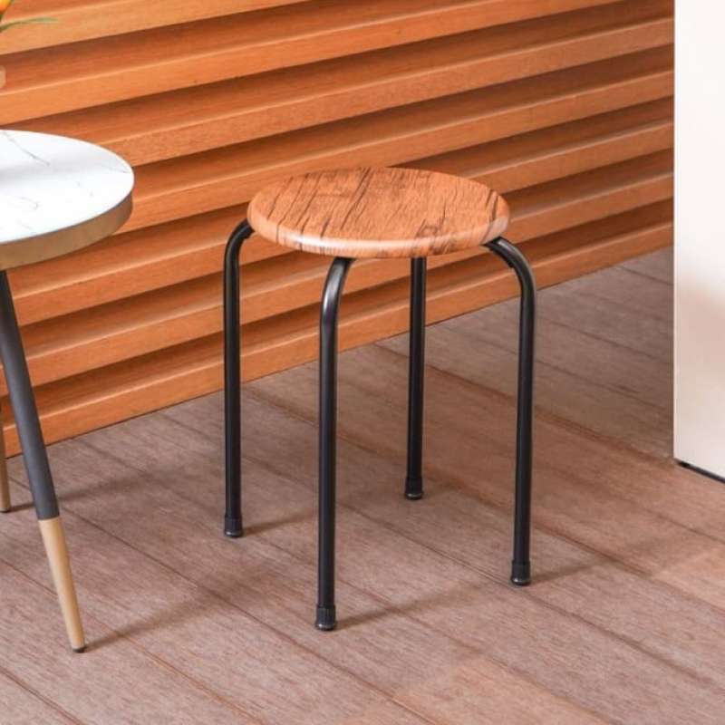 Promo Kursi Kafe Minimalis INFORMA Hove Stool Bar Cafe Resto Bulat ...