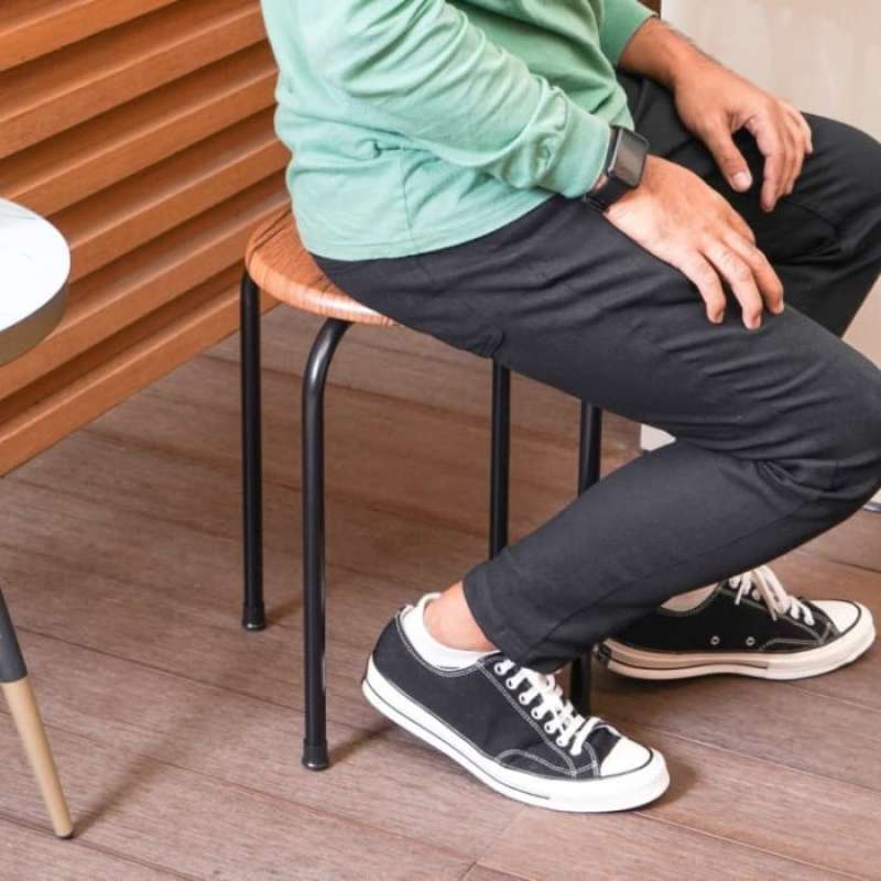 Promo Kursi Kafe Minimalis INFORMA Hove Stool Bar Cafe Resto Bulat ...