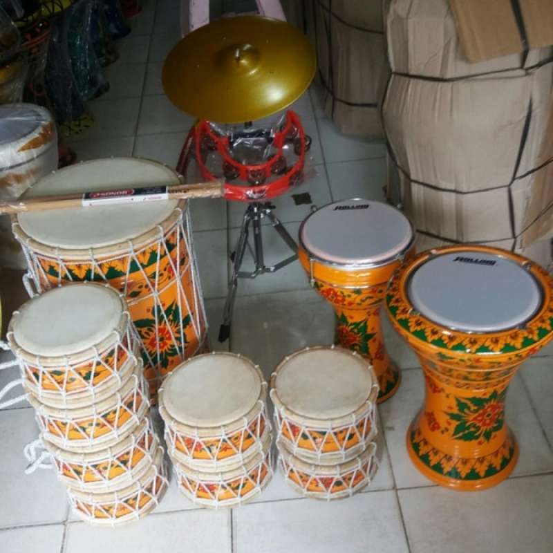 Promo Alat Musik Marawis Batik Lengkap isi 12 alat Diskon 23% di Seller ...
