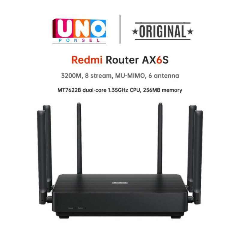 Promo Redmi Gaming Router AX6S WiFi 6 Mesh Gigabit Dual Band Diskon 23% di Seller Minao Store ...