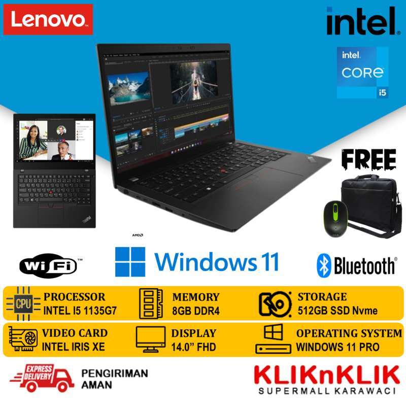 Jual Lenovo Thinkpad L14 Gen2 I5 1135g7 8gb 1tb Ssd 14 Fhd Windows 11 Pro - 8gb/512gb Ssd Di ...