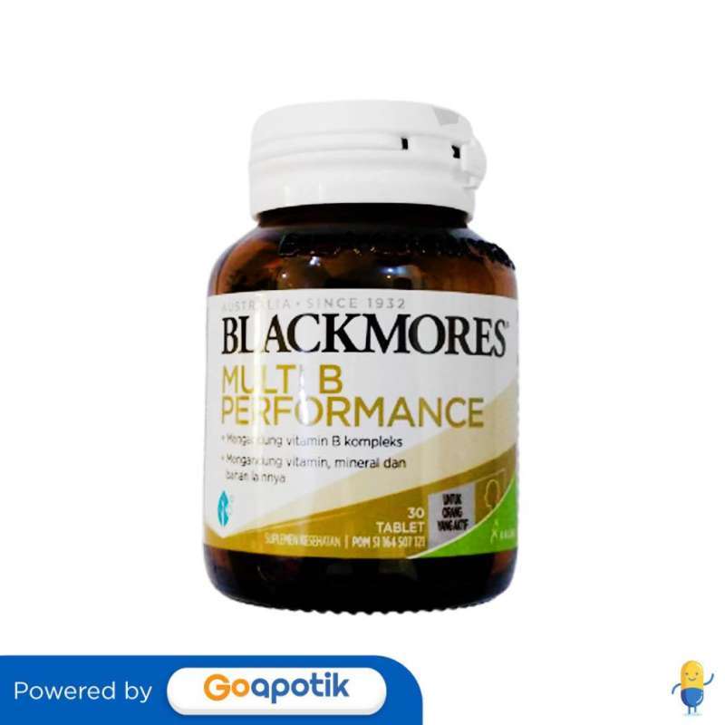 Jual BLACKMORES MULTI B PERFORMANCE BOTOL 30 TABLET di Seller Apotek Babah Uti Pharma - Pondok ...