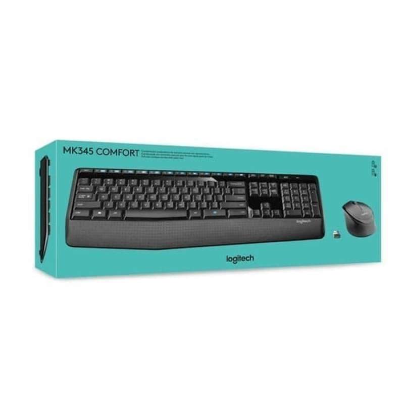 Jual Logitech Mk345 Wireless Combo Mouse Keyboard Original Mk 345 Di ...