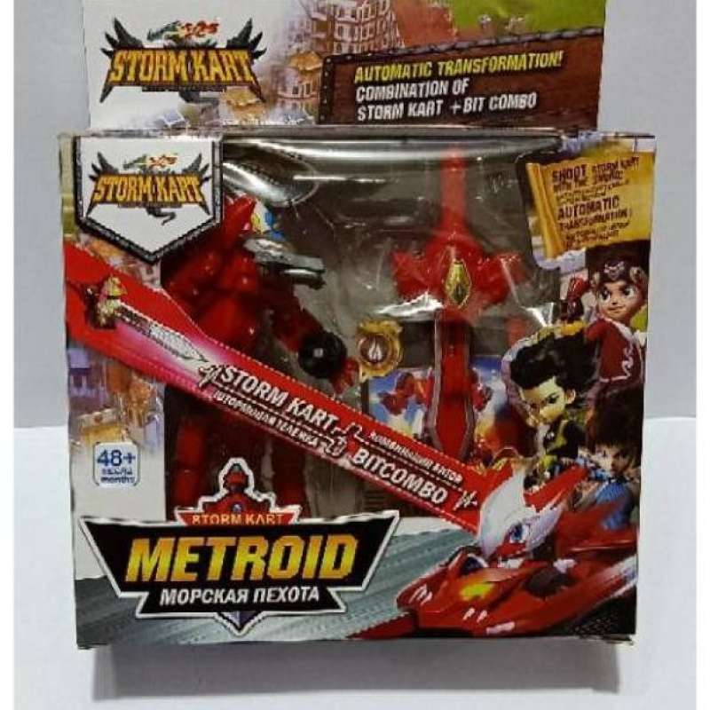 Jual WARBEAST MONKART MAINAN TRANSFORM ROBOT/STROM KART METROID di ...
