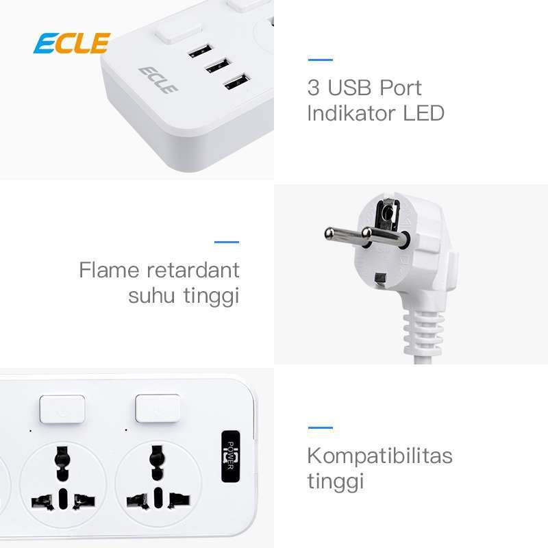 Promo Colokan Listrik Electric Socket Stop Kontak Power Strip Socket ...