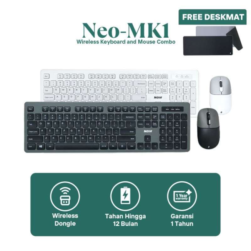 Jual Neo Mk1 Wireless Combo Keyboard & Mouse Di Seller Retail Indo ...