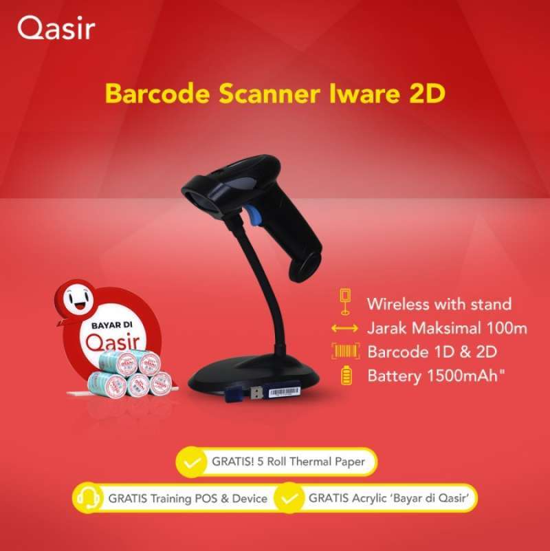 Promo Barcode Scanner/ Barcode Scanner Iware/ Barcode Scanner 1d 2d ...