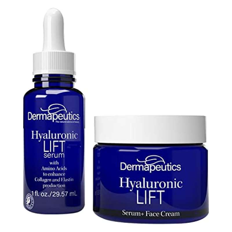 Jual Dermapeutics Hyaluronic Lift Serum & Moisturizing Cream Kit for ...
