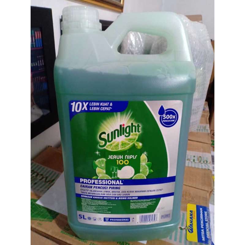 Jual Sunlight Original 100% - Jeruk Nipis Jerigen 5 Liter Mumer Di ...