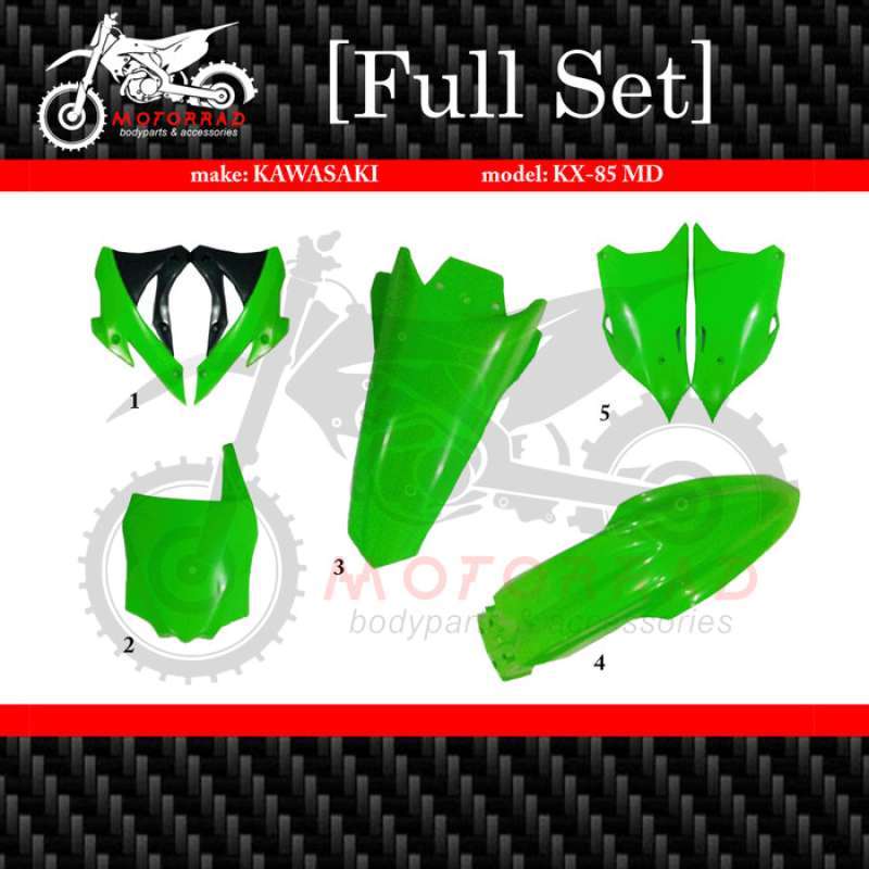 Promo BODY KIT KAWASAKI KX 85 ( TANPA TANKI DAN JOK ) Diskon 23% di ...
