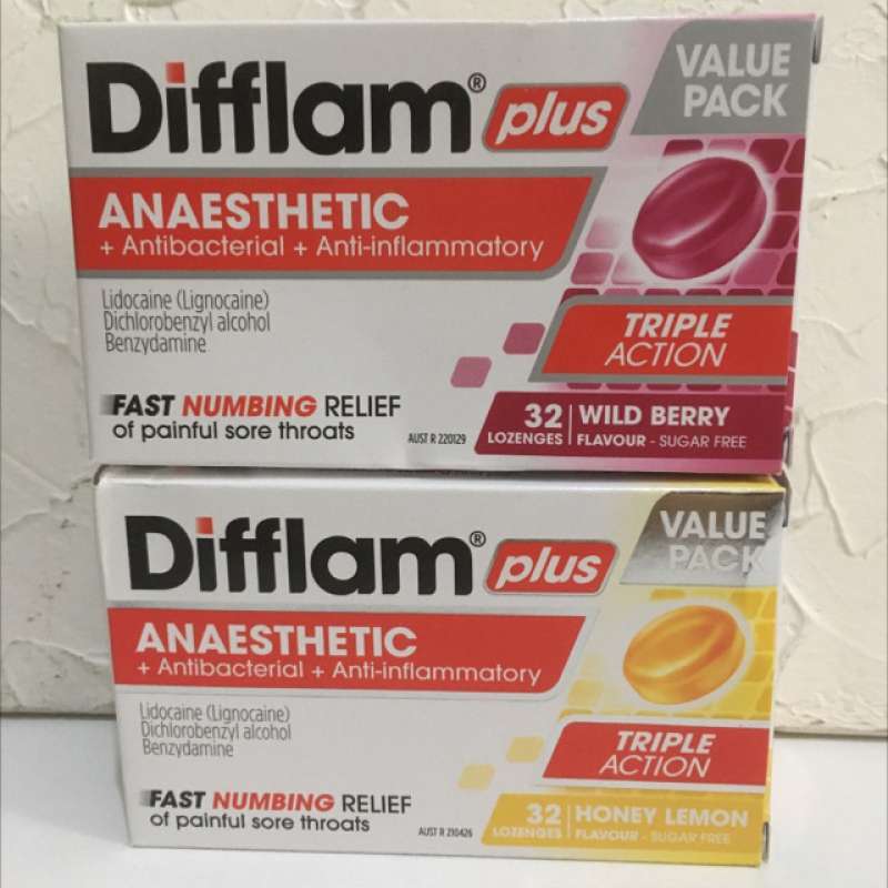 Jual DIFFLAM PLUS ANAESTHETIC + ANTIBACTERIAL + ANTI -INFLAMMATORY di ...