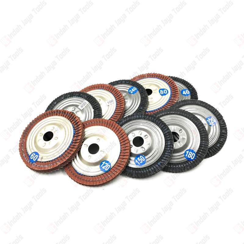 Jual Plat Besi Flap Disc Grit 150 180 240 320 400 - Amplas Tumpuk ...