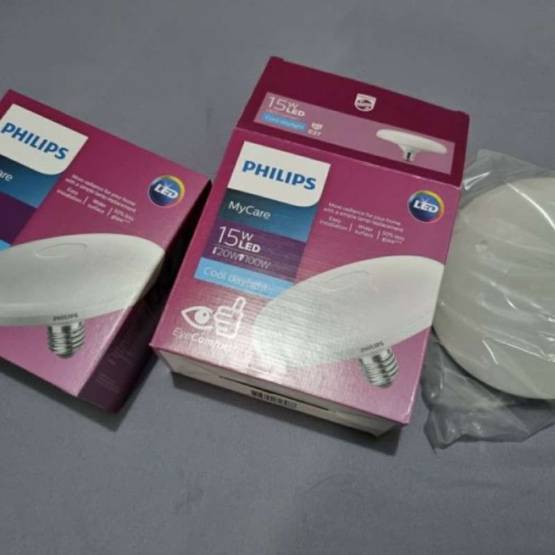 Promo PHILIPS UFO LED Bulb 15W MyCare - Lampu LED Ceiling E27 FREE ...