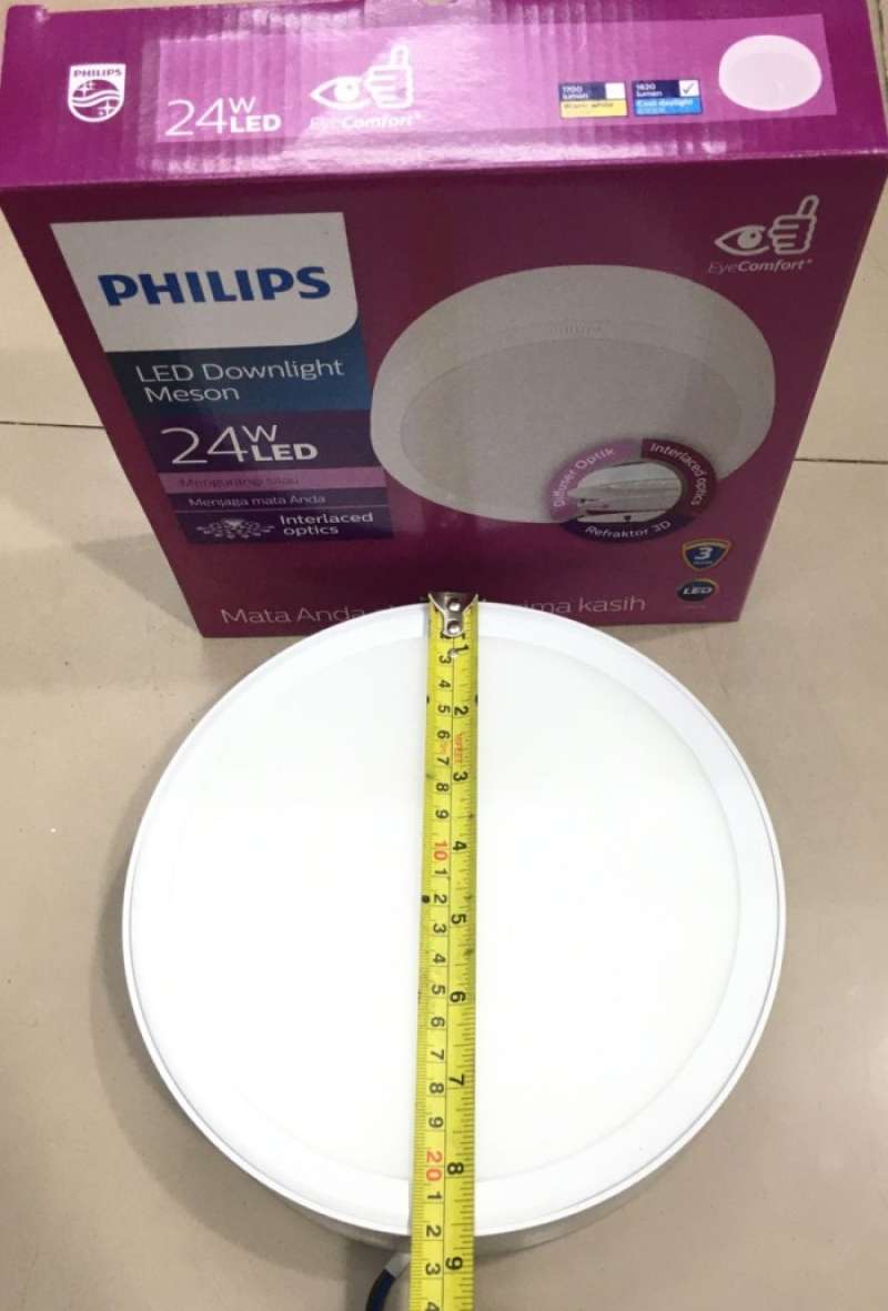 Promo PHILIPS LED Downlight 59474 Meson Outbow 24W D200 Diskon 23% di ...
