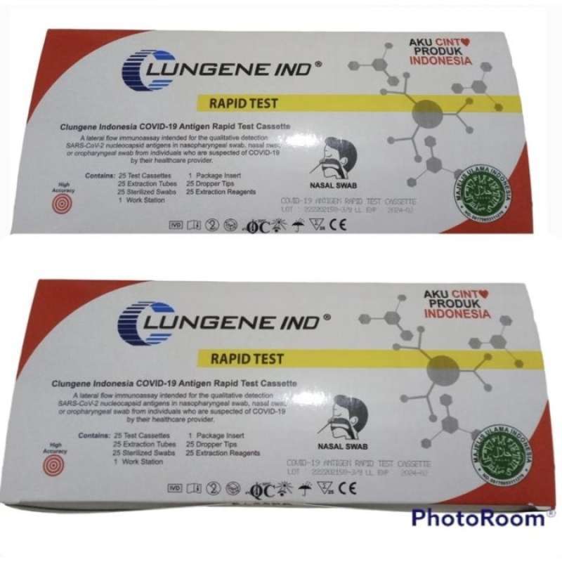Promo Lungene Merah Putih Swab Test Akd Diskon 23% di Seller Indah ...