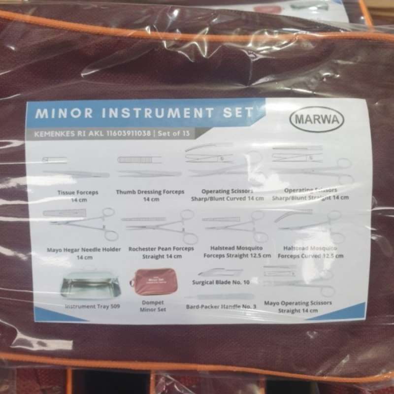Promo Minor Set Alat Bedah Operasi Instrument Full Lengkap Original ...