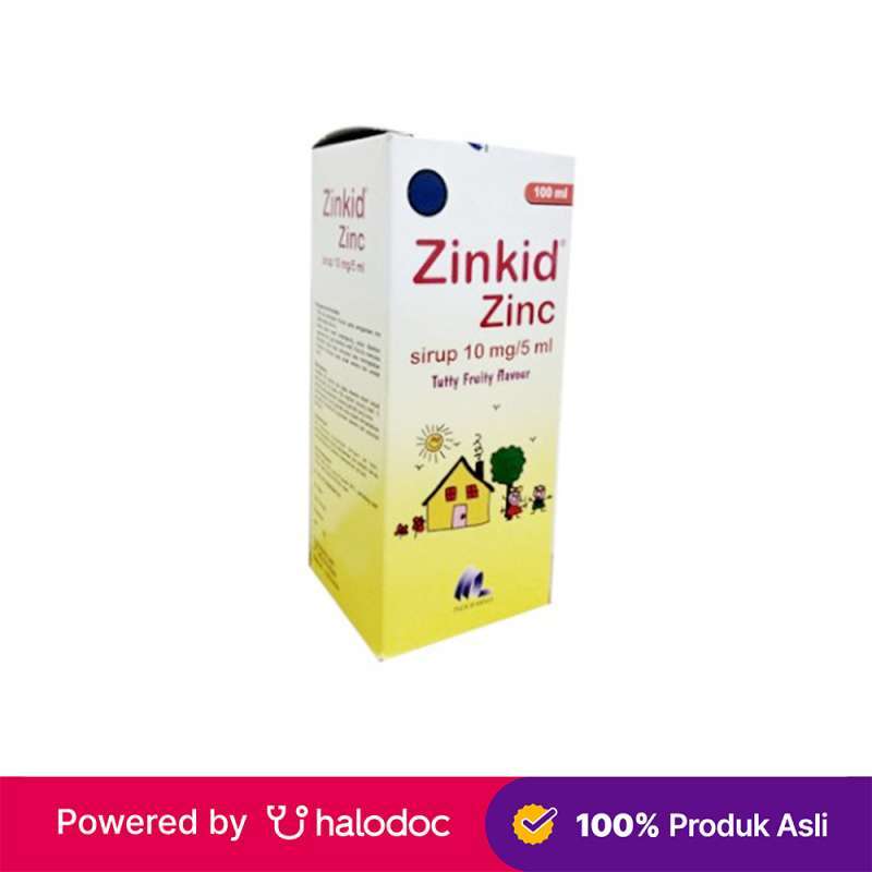 Jual Zinkid Sirup 10mg/5ml 100ml Di Seller Apotek Halomedika Kemuning ...