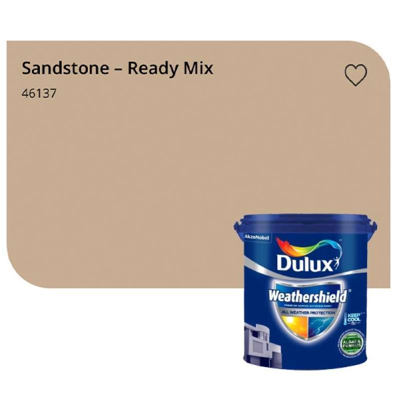 Promo Dulux Weathershield Pro Warna Sand Stone / Cat Tembok Pail (20 L ...