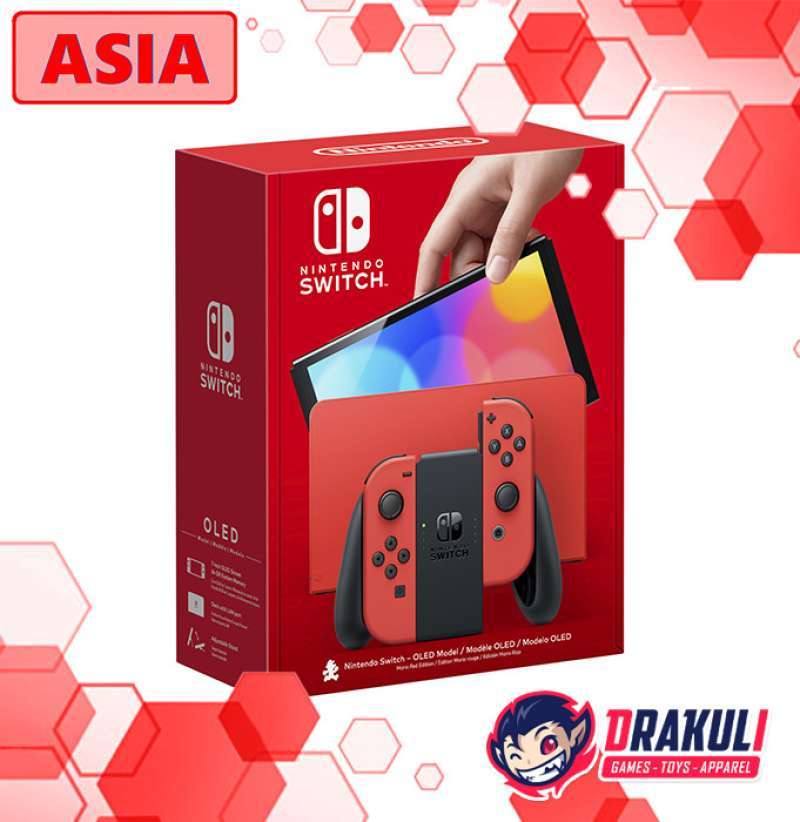 Jual Nintendo Switch Console Oled Super Mario Red Edition Asia Di