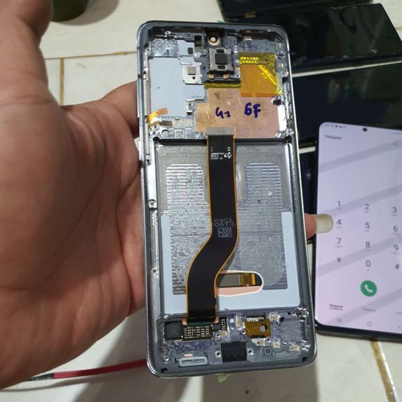 Promo LCD samsung S20 PLUS Original Copotan Unit BARU resmi indo Diskon ...