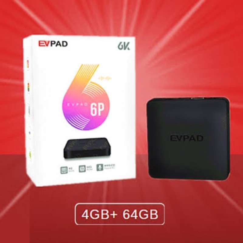 Promo EVPAD 6P 6K 4GB/64GB Android Tv Box Diskon 33% di Seller Farwa store - Tugu Selatan, Kota ...