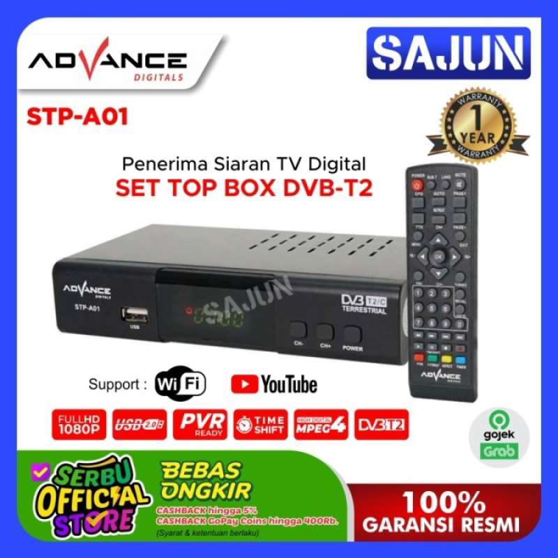Promo Advance TV Digital Receiver Penerima Siaran Full HD Set TopBox ...