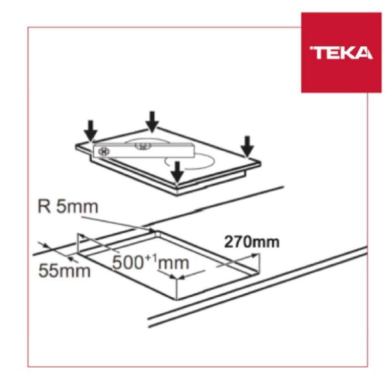 Promo Teka Electric Vitroceramic Ve 2 Frameless Built In 30Cm Terbaik ...