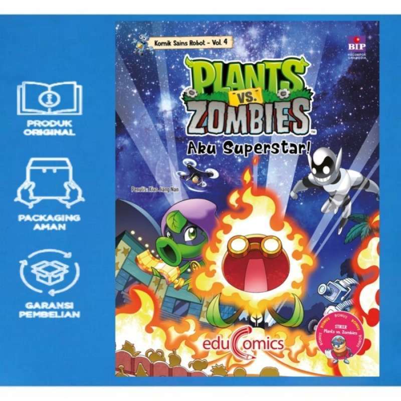 Promo Buku Seri Plants Vs Zombies - Komik Sains Robot / Original - Vol ...