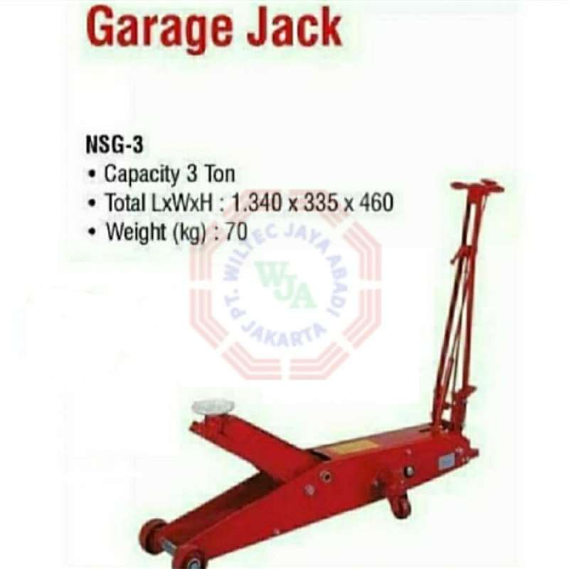 Promo Garage Jack Hydraulic / Dongkrak Buaya 3 Ton Nagasaki Nsg-3 (japan) Diskon 23% Di Seller ...