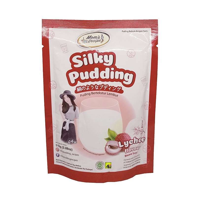 Promo Mom's Recipe - Silky Pudding - 110 gr POUCH - LYCHEE Diskon 15% ...
