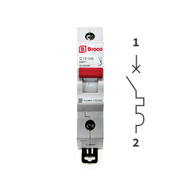 Promo Broco Mcb 1 Phase (miniature-circuit-breaker - Single Pole) - 2a ...
