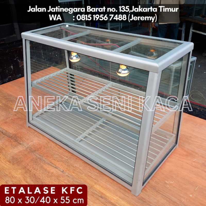 Jual New Etalase Kfc Fried Chicken Ayam Goreng Kaca Alumunium Besar Di ...