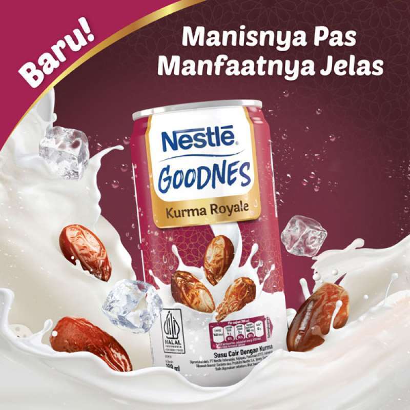 Jual Whs - Beli 6 Nestle Goodnes Kurma Royale Susu Steril [189 Ml] Free ...